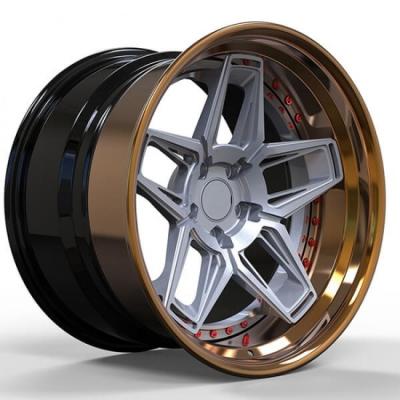 China Custom 18 19inch 3 Piece Forged Wheels for sale