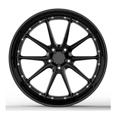 China black rims concave custom 3 piece wheels for sale