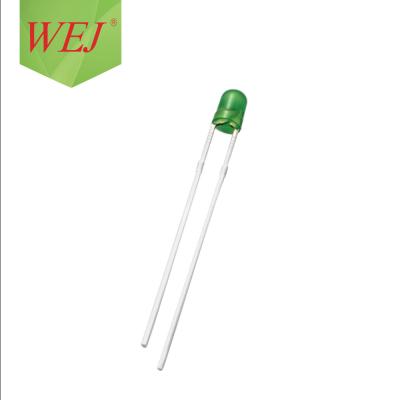 China 520-530nm 3mm round shape led dip led diode 8500-18000mcd factory price for sale