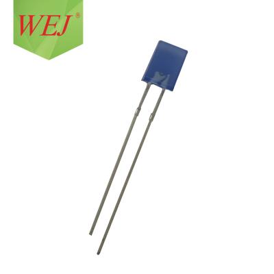 China Square dip led 2.7x5x7mm Rectangle Led 600-607nm 150deg viewing angle for sale