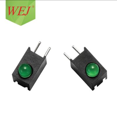 China hot sale lamp holder 3mm led emitting diode dip led diode 520-530nm  Green diffused for sale