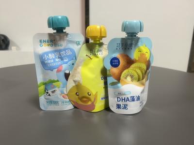 China Multi Layer Construction Plastic Spout Pouches Liquid Pouch Bag OEM Size Color for sale