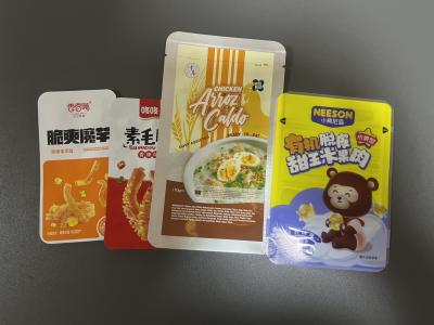 China Custom Design Three Side Sealed Pouch , 3 Sided Seal Pouches With Zipper for sale