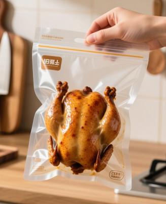 China Customizable Thickness Roast Chicken Packaging Bag With Flavor And Moisture Lock for sale