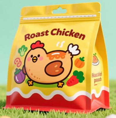 China Moisture Lock Roast Chicken Packaging Bag Retort Pouch Customizable Logo for sale