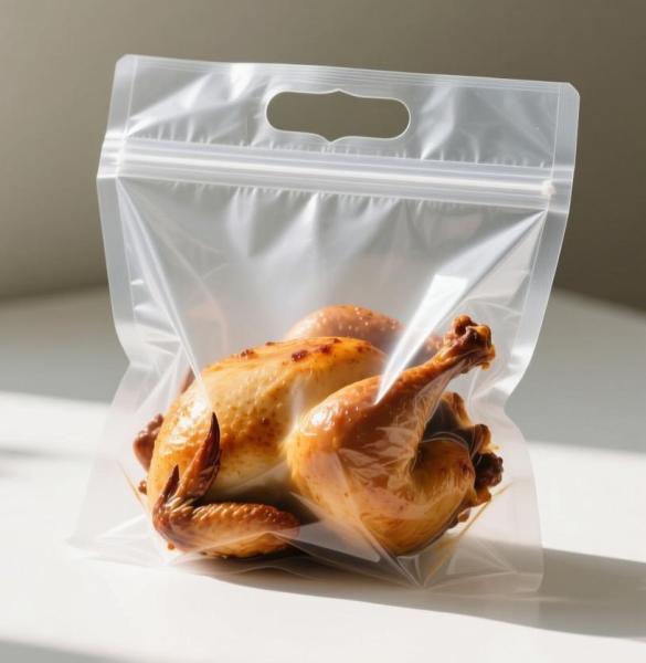 Quality Frost Resistant Roast Chicken Plastic Bag For Freshness Protection BRCGS Certified for sale