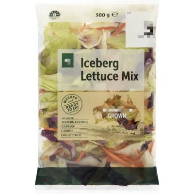 China PET PE Fresh Vegetable Packaging Bags 50micron-150micron Frost Resistant BRCGS ISO 9001 for sale