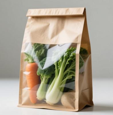 China OEM Logo Vegetable Packaging Bags Multilayers Anti Fog 50micron-150micron Thickness for sale