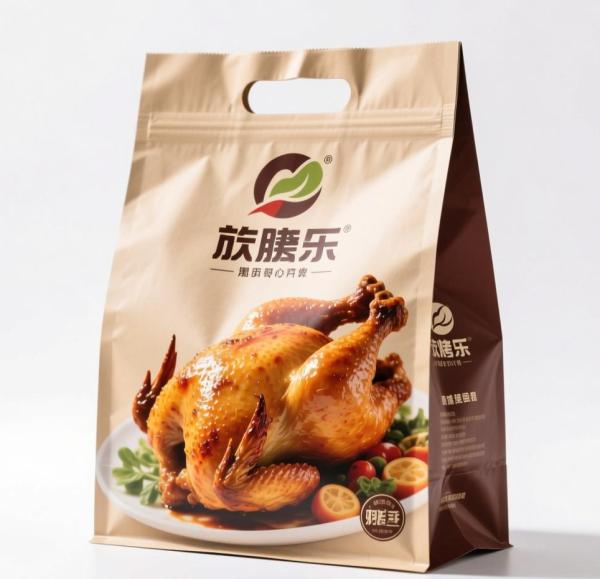 Quality PET PE Composites Packaging Bags For Roasted Chicken Customizable thickness for sale