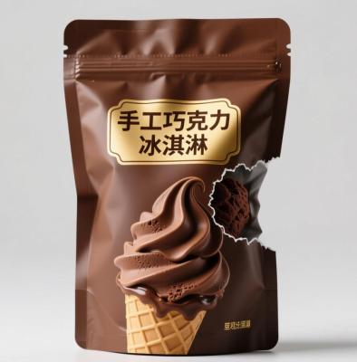China Custom Printing Ice Cream Packaging Bags Multi Layer Anti Fog Easy Open for sale
