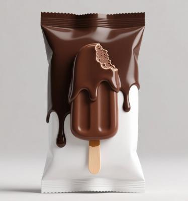 China OEM Brand Frozen Popsicle Packaging Pouch High Gloss Surface Moisture Barrier for sale