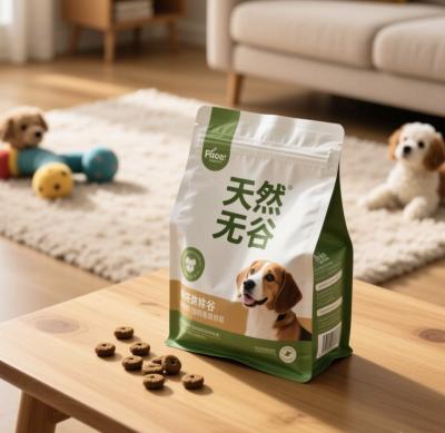 China Custom Printing Pet Food Packaging Bags PET VMPET PE Structure FDA Compliant for sale