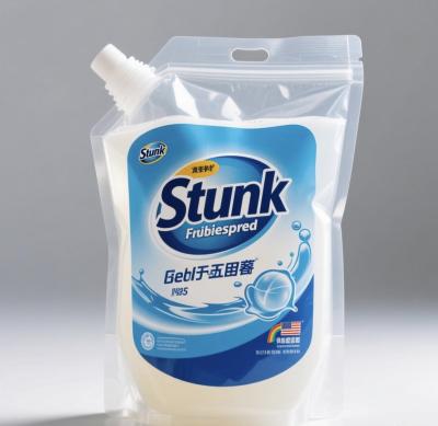 China Stand Up Liquid Packaging Pouch Customizable Printing Multi Layer Film Construction for sale
