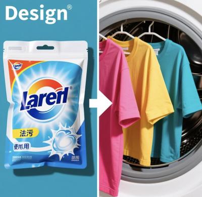 China Premium Laundry Detergent Packaging Pouch with Oxygen Barrier Light Barrier and Aroma Lock for Freshness for sale