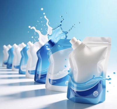 China Custom Printing Laundry Detergent Packaging Pouch With Oxygen Barrier Light Barrier for sale