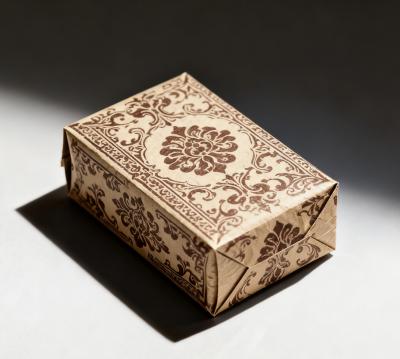 China Multi Layered Structure Soap Paper Packaging OEM Logo Eco Wrap Paper For Soap for sale
