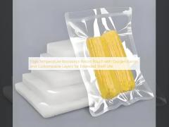 High Temperature Resistance Retort Pouch with Oxygen Barrier and Customizable Layers for Extended Shelf Life