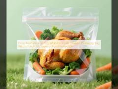 Frost Resistant Anti Fog Inflatable Roast Chicken Packaging Bag Retort Pouch for Superior Food Protection