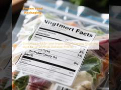 Customizable Multi-Layer Frozen Food Packaging Pouch with Light Barrier and High-Definition Printing