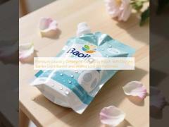 Premium Laundry Detergent Packaging Pouch with Oxygen Barrier Light Barrier and Aroma Lock for Freshness