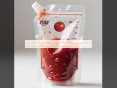 High-Barrier Materials Stand-Up Sauce Pouch with Flavor Protection and Leak-Proof Performance