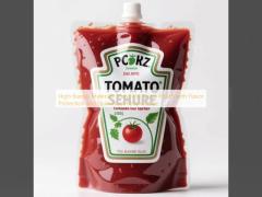 High-Barrier Materials Stand-Up Sauce Pouch with Flavor Protection and Leak-Proof Performance