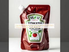 High-Barrier Materials Stand-Up Sauce Pouch with Flavor Protection and Leak-Proof Performance