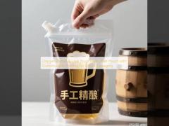 Oxygen Barrier & Leak Proof Fresh Beer Pouch with Customizable Printing for Liquid Packaging