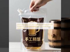 stand-up pouch with ultra-high-barrier materials with thoughtful design to protect beer’s delicate flavor, carbonation