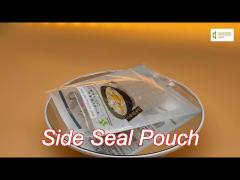 back sealed pouch packaging with oxygen barrier and temperature resistance
