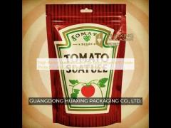 custom thickness stand up pouches tomato sauce pouch modern shape oem logo
