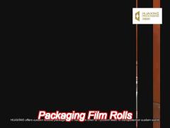 packaging film rolls with 3-inch core diameter transparent custom colors and glossy matte finish