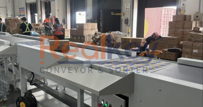 Disk Balance Wheel Electric Rotary Sorter installation example