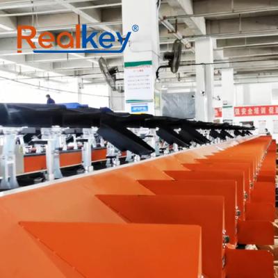 China Automatic Parcel Sorter Package Sorting System With Heavy Duty Tray Safety Design for sale