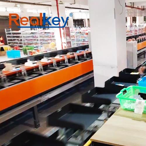 Quality Automated Parcel Sorting Machine With Personalized Tray Design High Load for sale