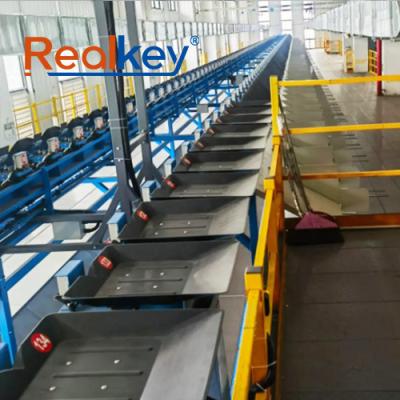 China Realkey Tilt Tray Sorter: Aanpasbaar, arbeidsbesparend en gebouwd voor prestaties Te koop