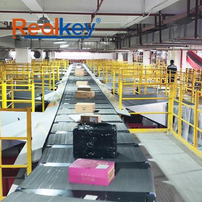 China Large Retail Warehousing Sorter Cross Belt Type Conveyor Sortation Systems OEM/ODM for sale
