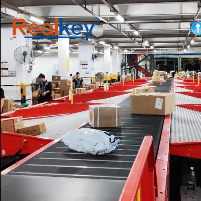 China OEM/ODM Package Sorter Conveyor Sortation Systems Reduced Cargo Damage for sale
