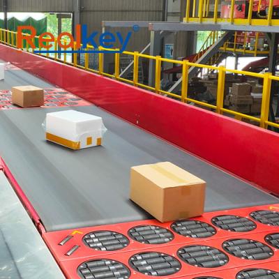 China 6000p/H Rodas giratórias Sistema de triagem de logística Opções de personalização disponíveis à venda