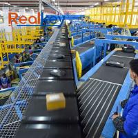 China High Efficiency Cross Belt Sorter Conveyor Strong Reliability Flexible Layout for sale