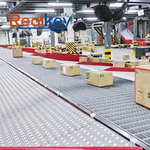 Pharmaceutical Industry Plastic Belt Conveyor Modular Conveyor System Easy To Clean Surface