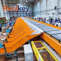 China Parcel Sorting Intelligent Loop Cross Belt Sorter With Advanced Software For Real Time Sorting Adjustments for sale