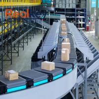 China High-Speed E Commerce Cross Belt Sorter System Precision Driven Effective Scalable for sale