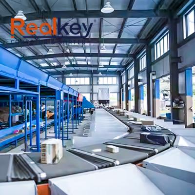 China Realkey Cross Belt Sorter Dimensão de Pesagem Sistema de Análise Máquinas de Seleção de Pacotes à venda