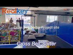 regional distribution centers parcel sorting system crossbelt sorter high performance