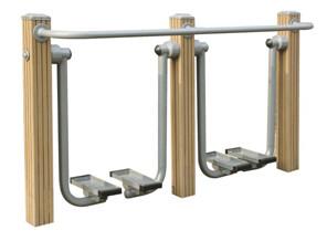 China outdoor fitness equipments WPC materials based air walker-LK-M01 for sale
