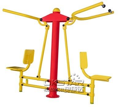 China Outdoor Fitness Equipments-ST Garden Exercise Equipment Outdoor Pull Chair For Elderly for sale