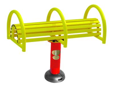 China Outdoor Fitness Equipments-ST Outdoor fitness equipment back stretcher,waist stretch trainer,GYM equipment for sale