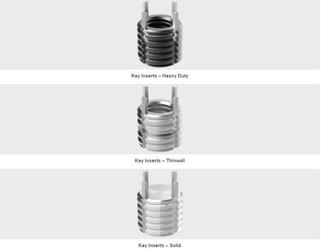 Keylocking Thread Inserts
