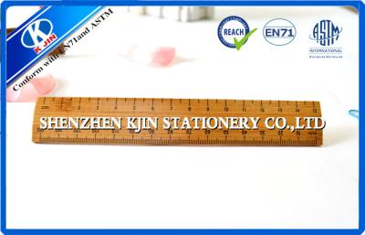 Cina righello metrico di bambù di legno naturale amichevole della scala di 30cm Eco per gli studenti della scuola in vendita